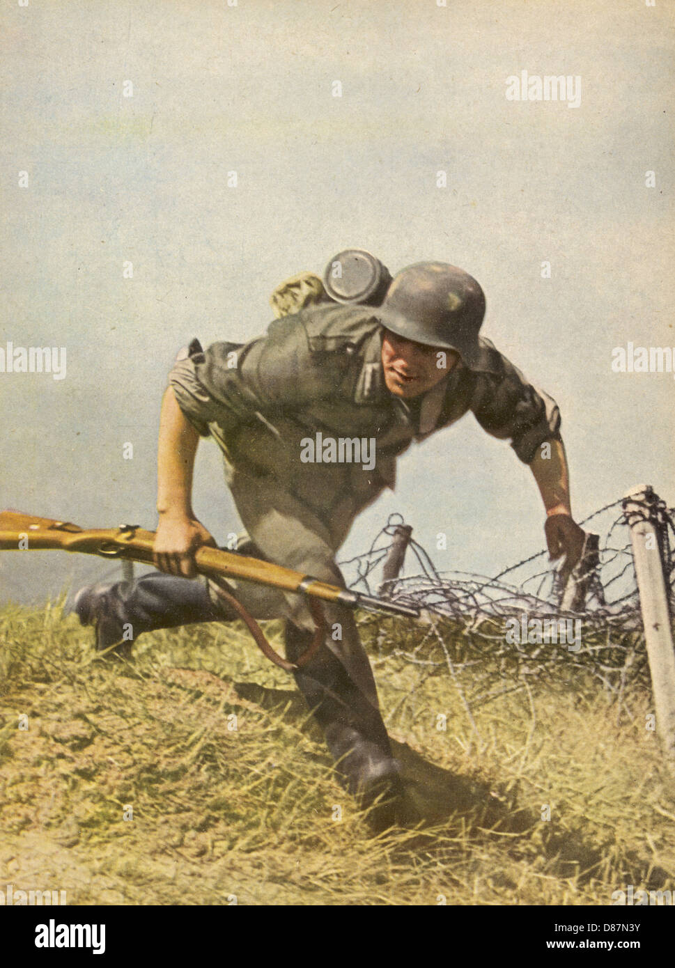 German Foot Soldier Stock Photo - Alamy