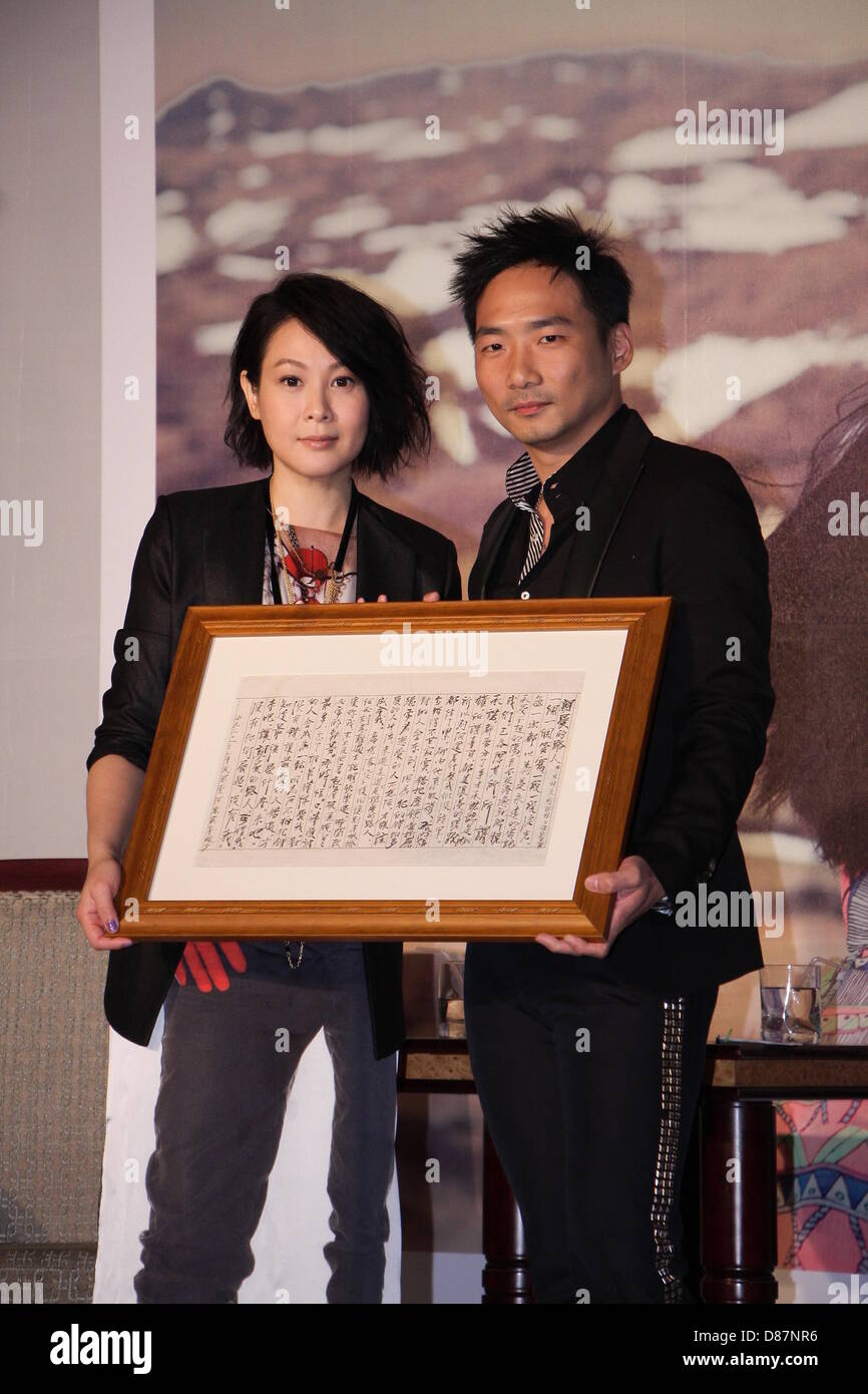 Rene Liu at press conference of her album in Taipei, Taiwan, China on ...