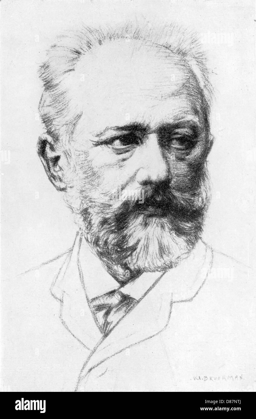 Tchaikovsky composer Black and White Stock Photos & Images - Alamy