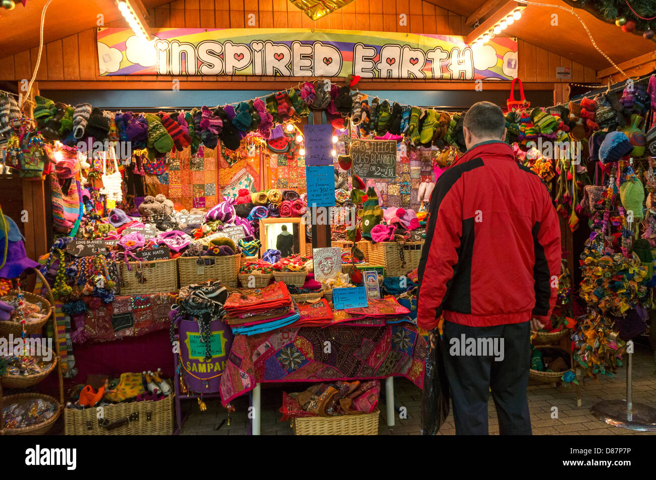 Night market stall, Bristol, UK Stock Photo - Alamy