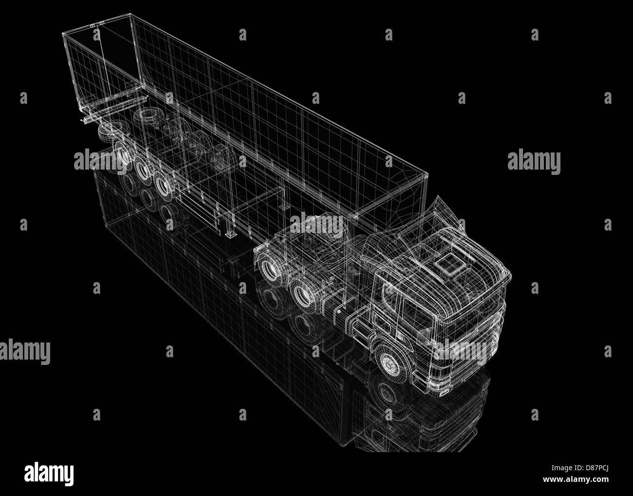 Cargo Delivery Vehicle Stock Photo - Alamy