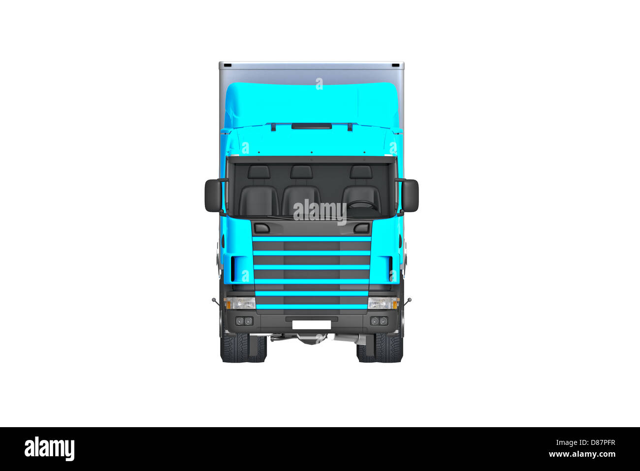 Cargo Delivery Vehicle Stock Photo - Alamy