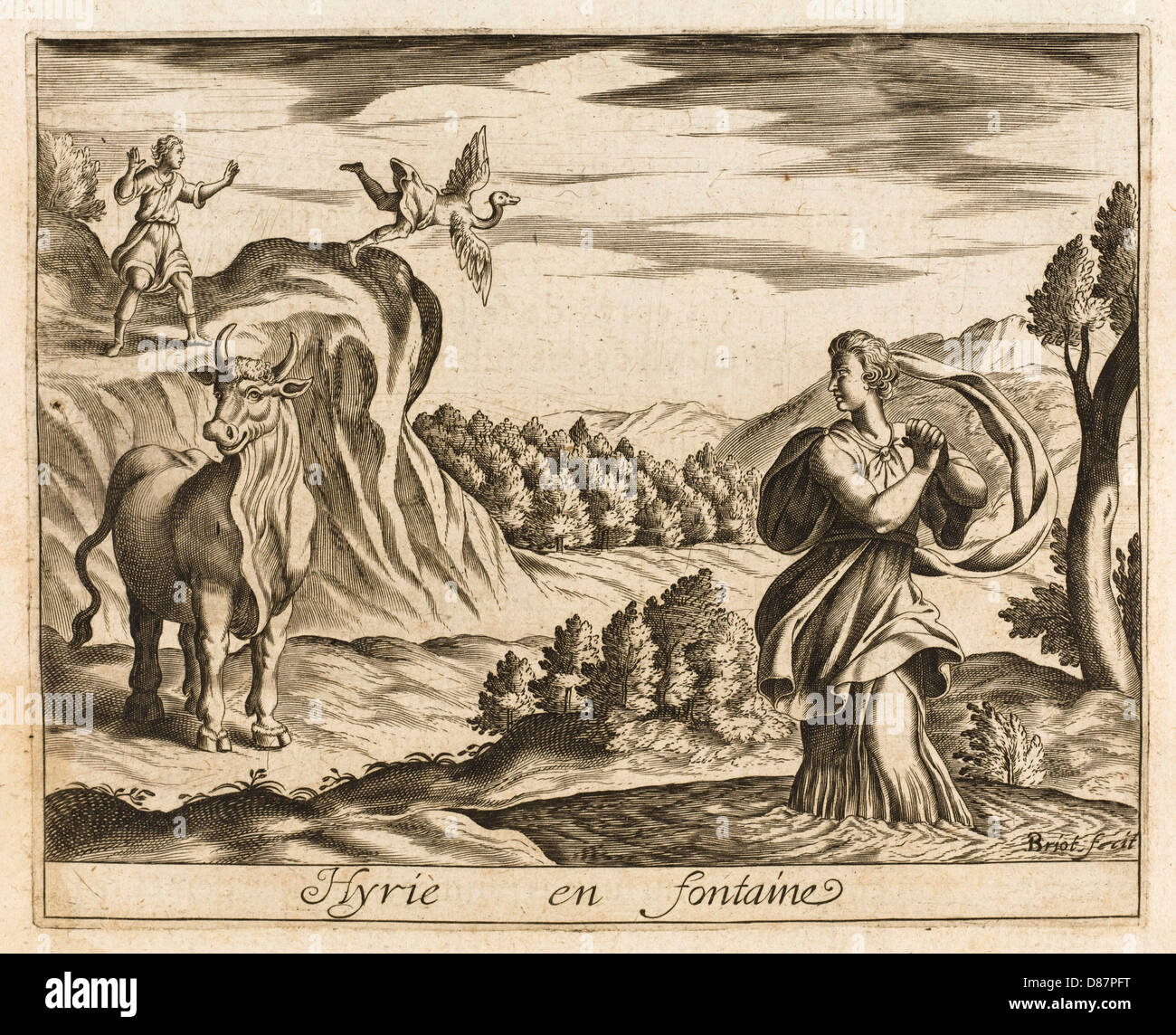 Hyria into a Fountain Stock Photo - Alamy