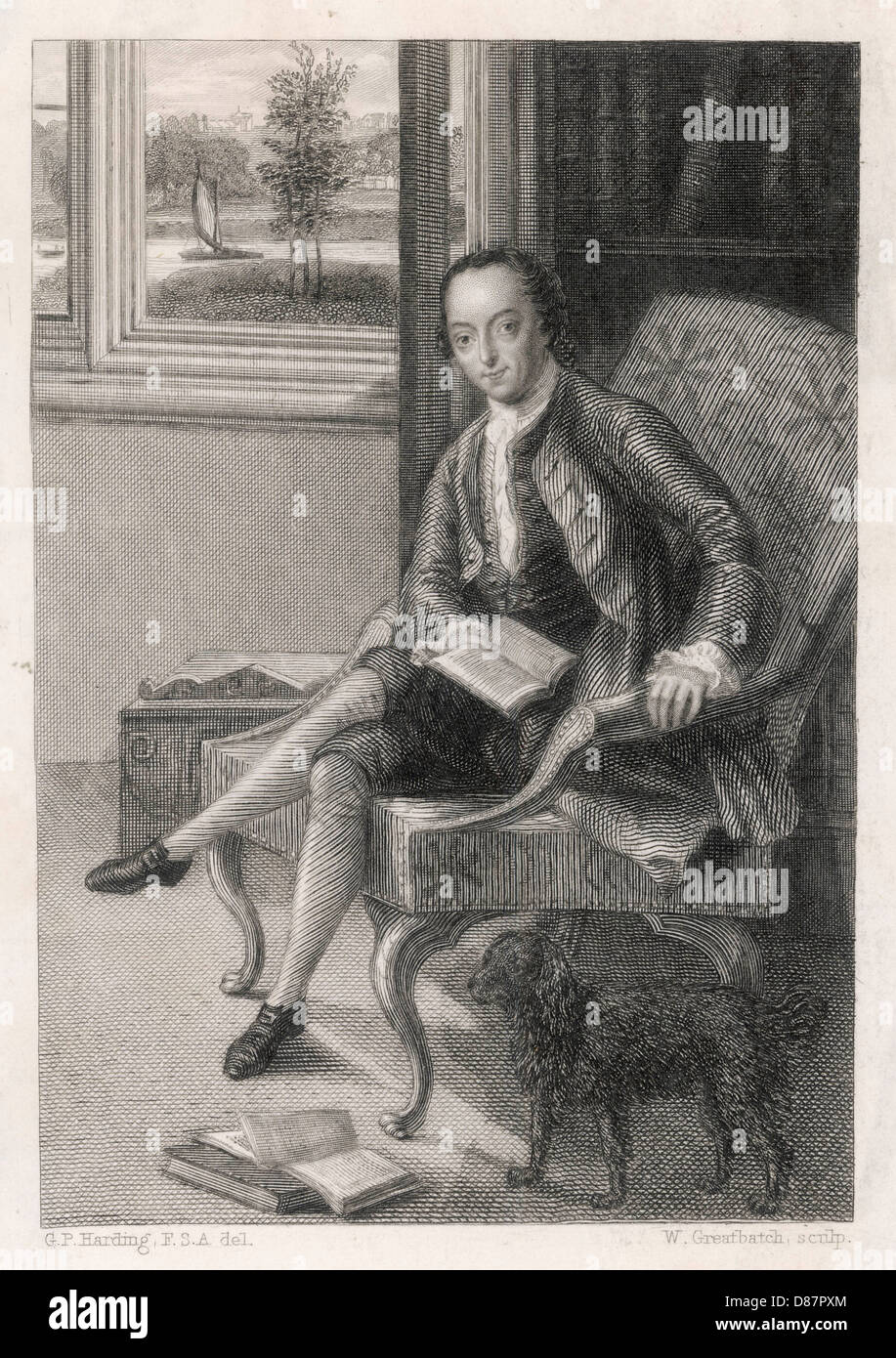 Horace walpole strawberry hill books hi-res stock photography and ...