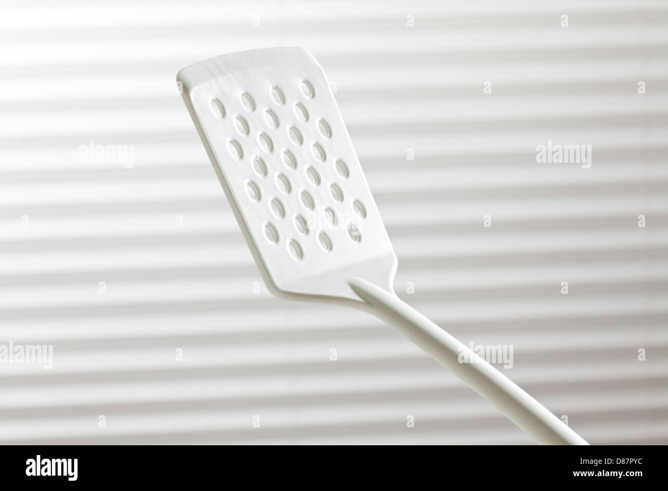 White spatula, close up Stock Photo - Alamy