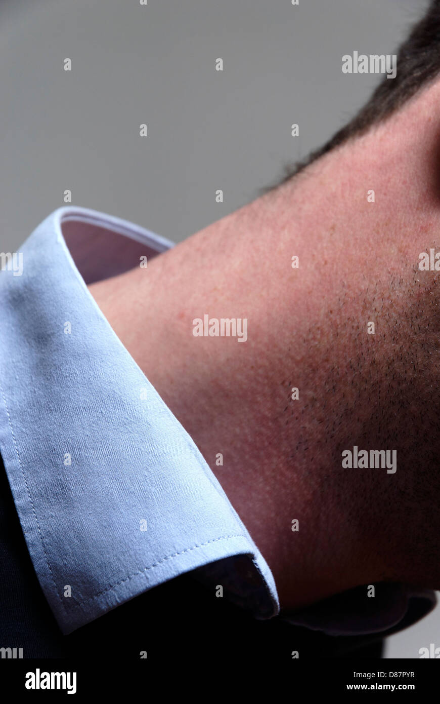 Neck hairline man hi-res stock photography and images - Alamy