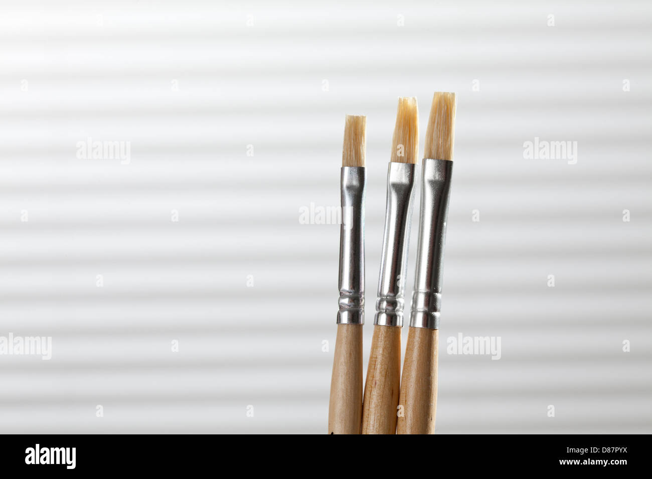 Natural hair brushes, close up Stock Photo - Alamy