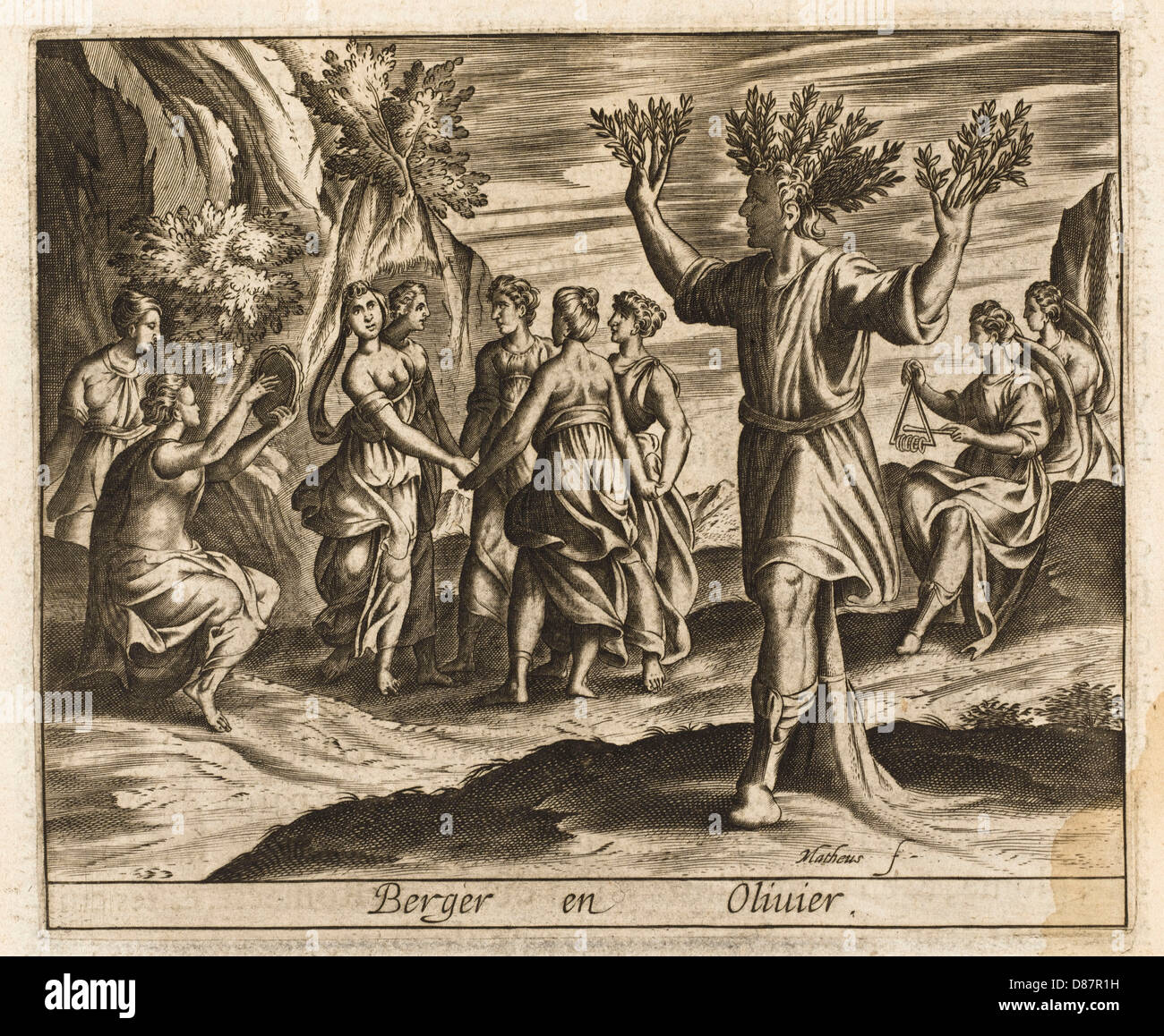 Nymphs and Shepherd Stock Photo - Alamy