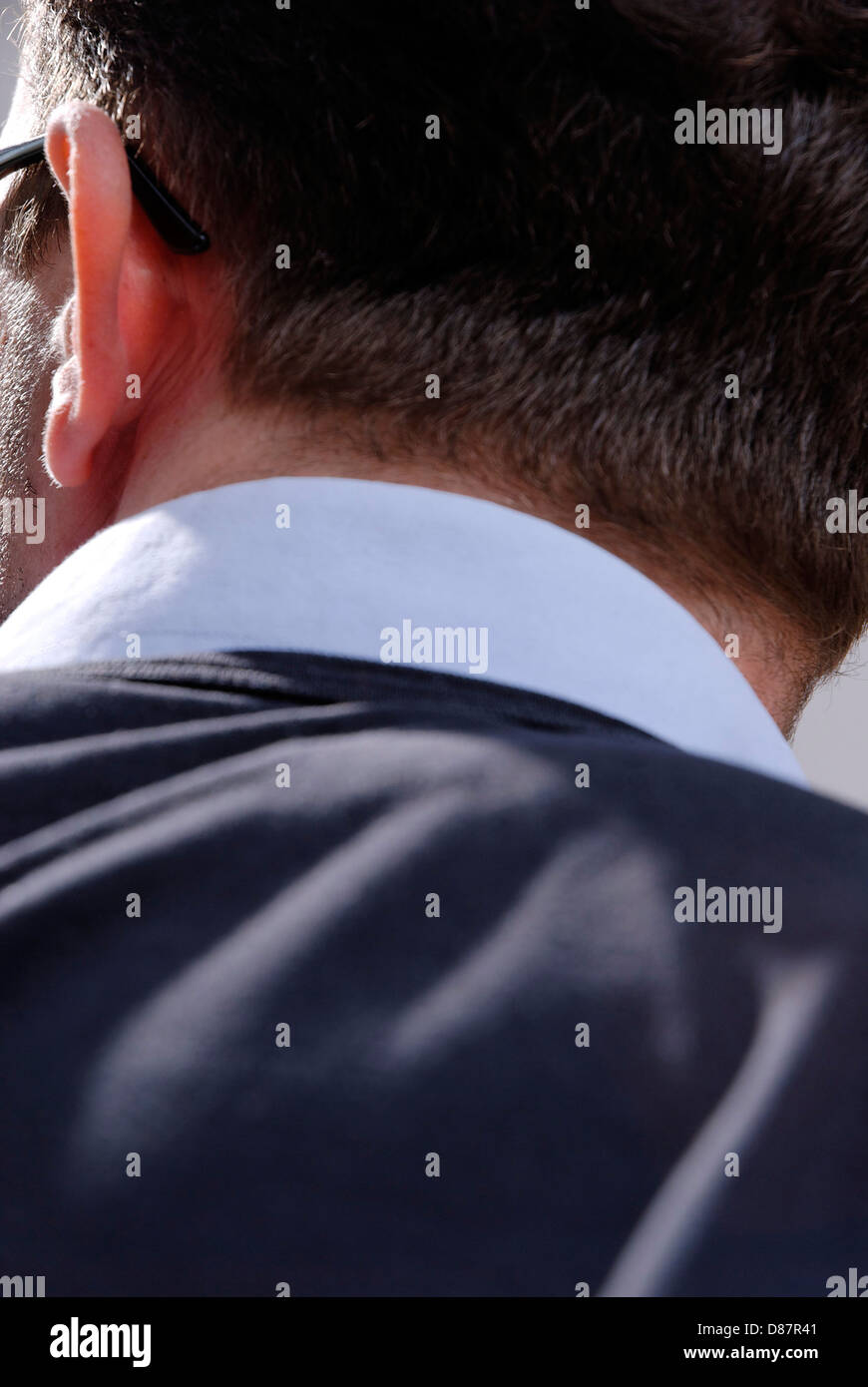 Neck hairline man hi-res stock photography and images - Alamy