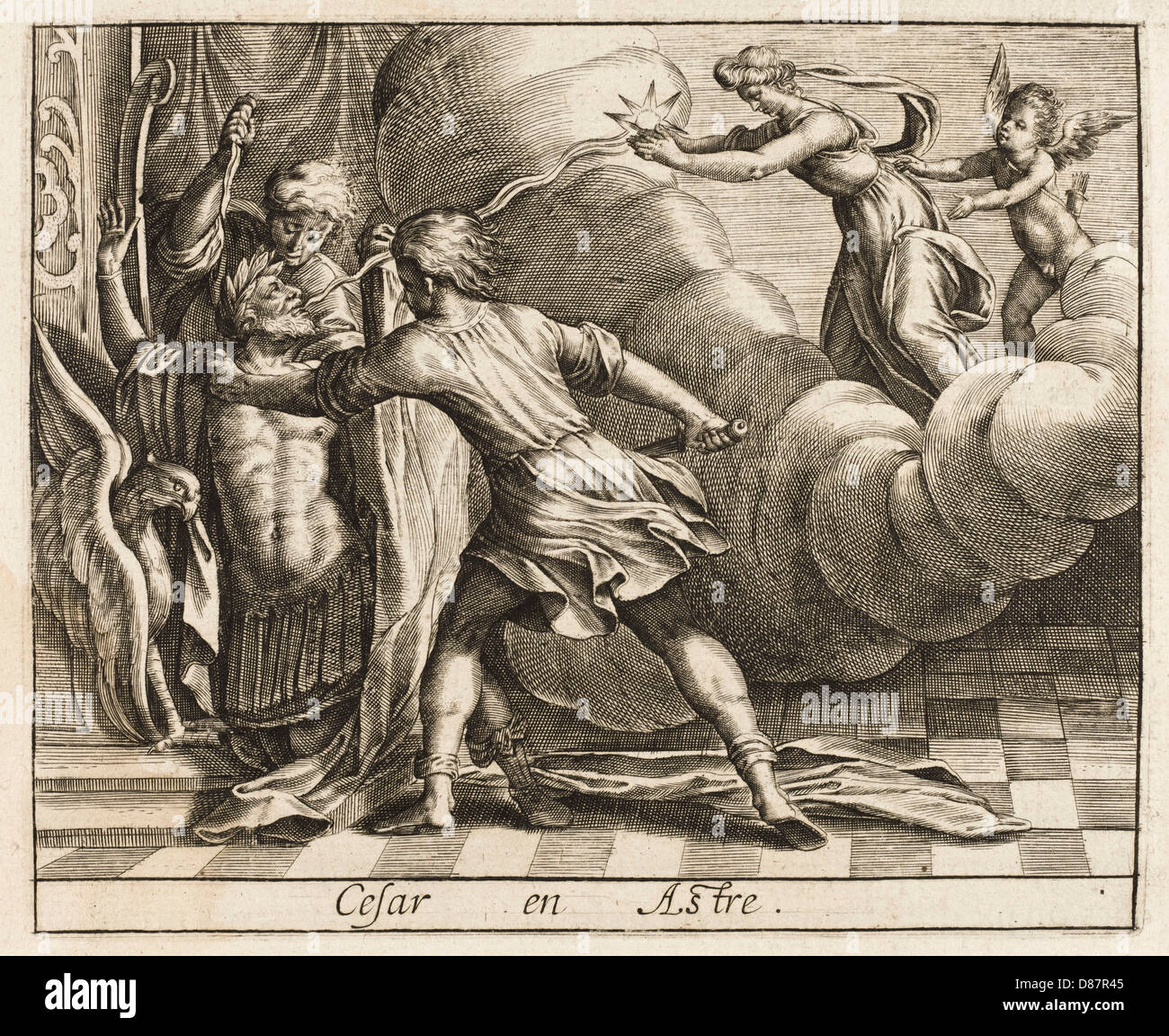 JULIUS CAESAR AS A COMET Stock Photo - Alamy