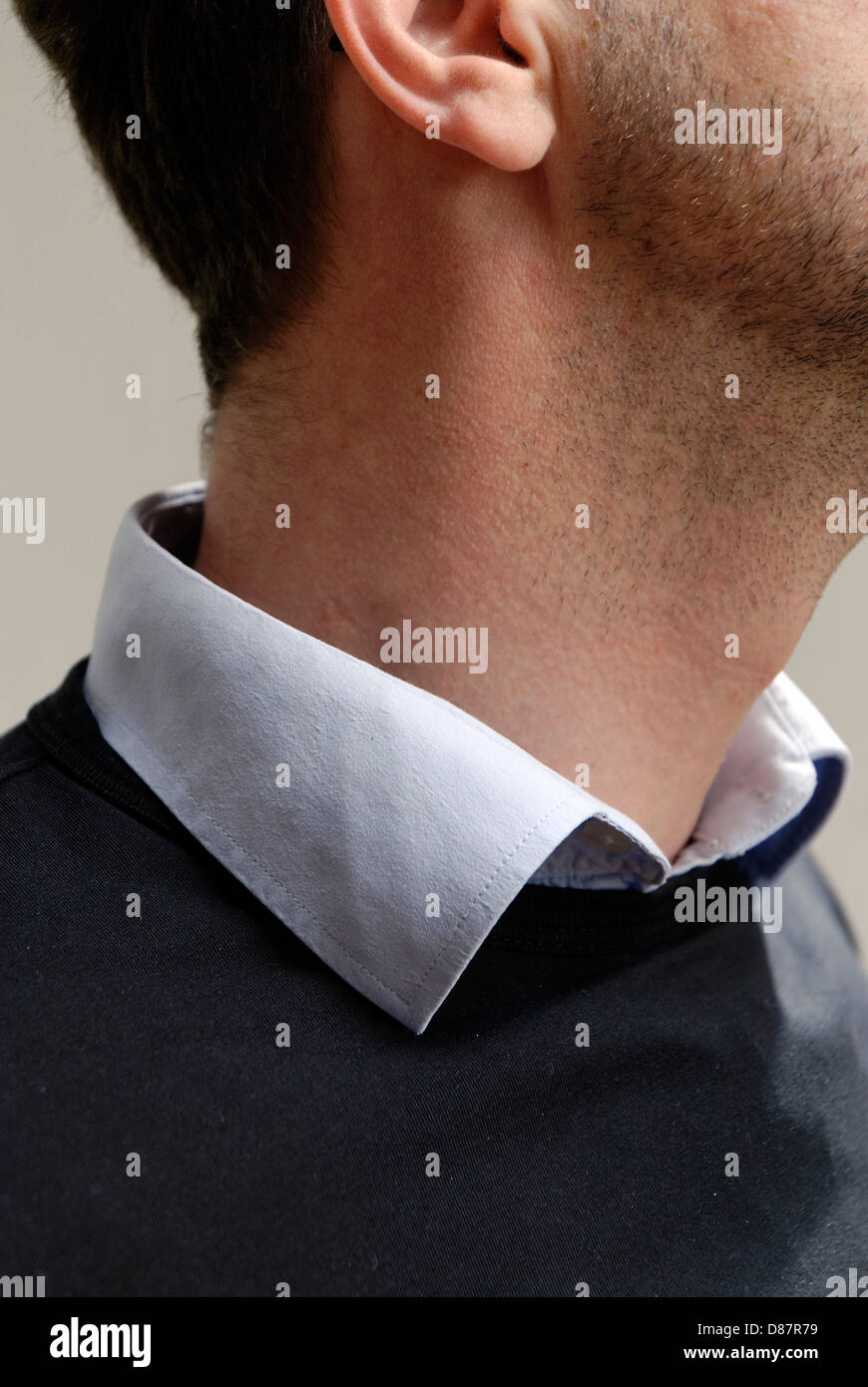 Neck hairline man hi-res stock photography and images - Alamy