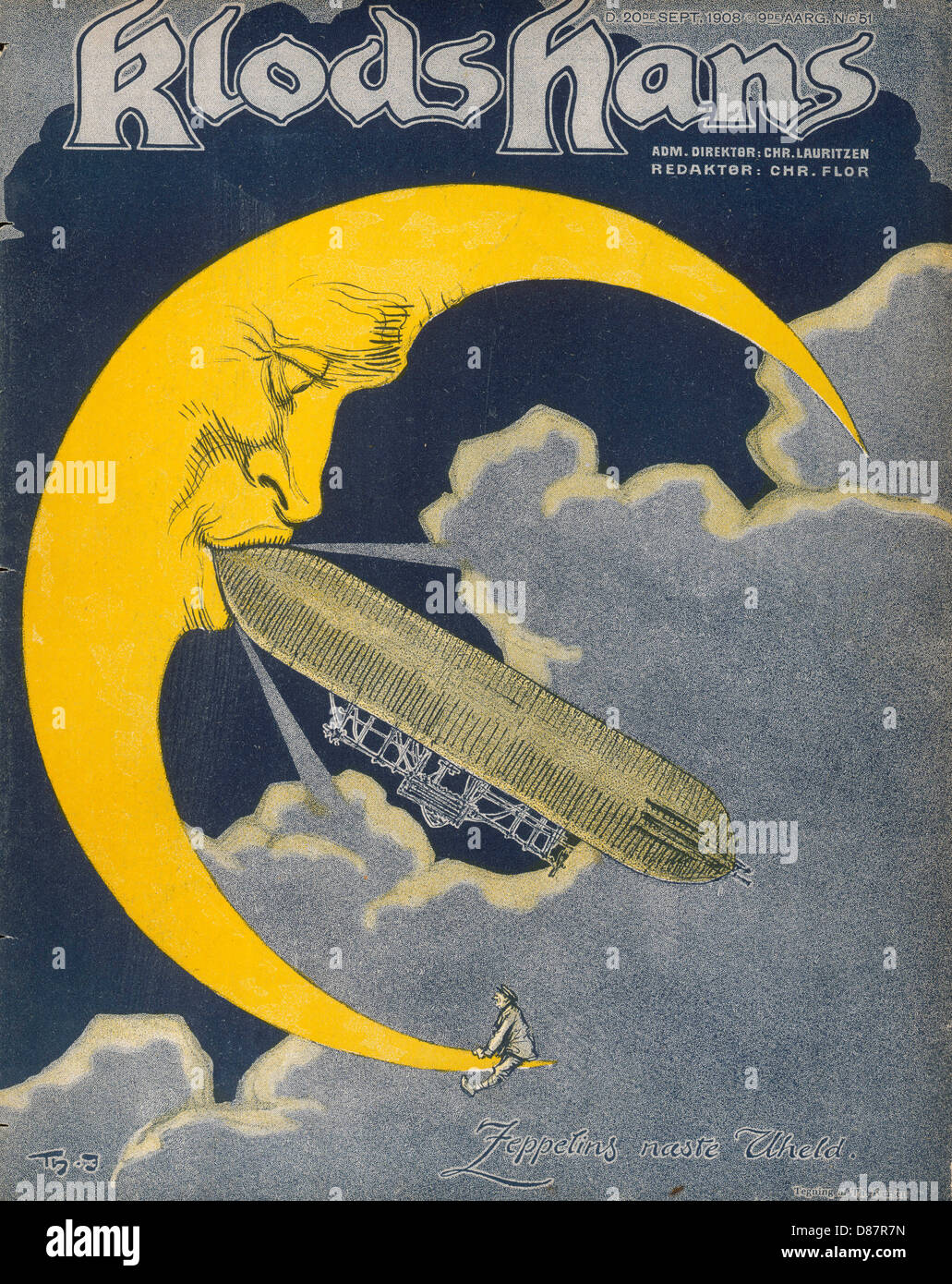 ZEPPELIN MOON FLIGHT Stock Photo - Alamy