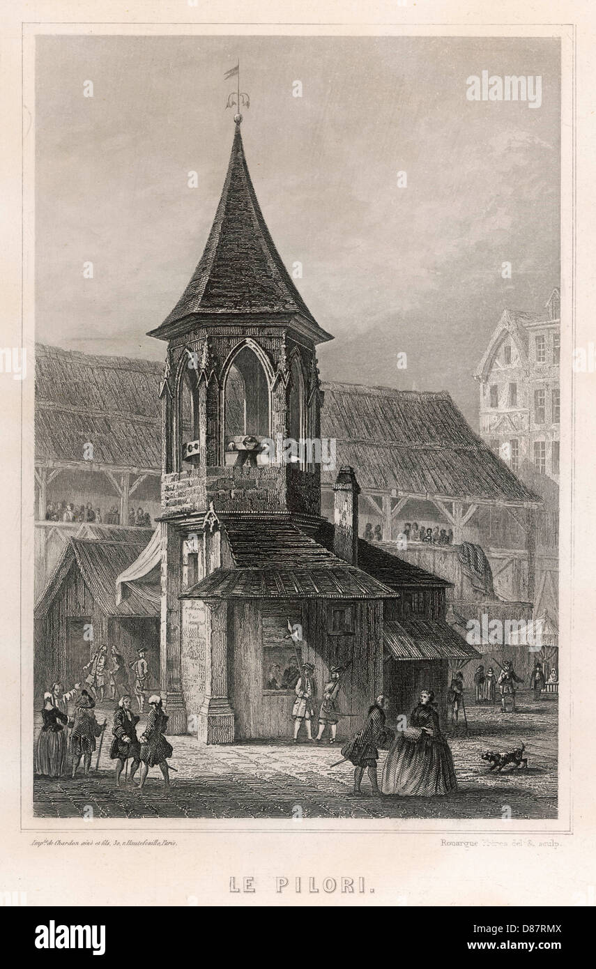 Pillory punishment paris hi-res stock photography and images - Alamy