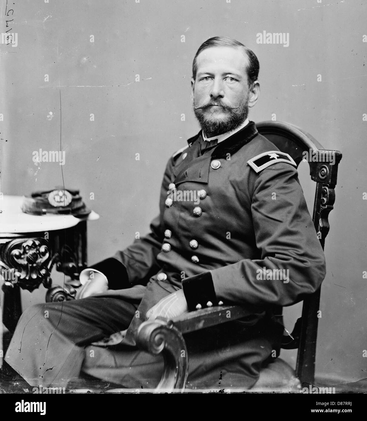 Alfred Pleasonton - Brady-Handy Stock Photo - Alamy