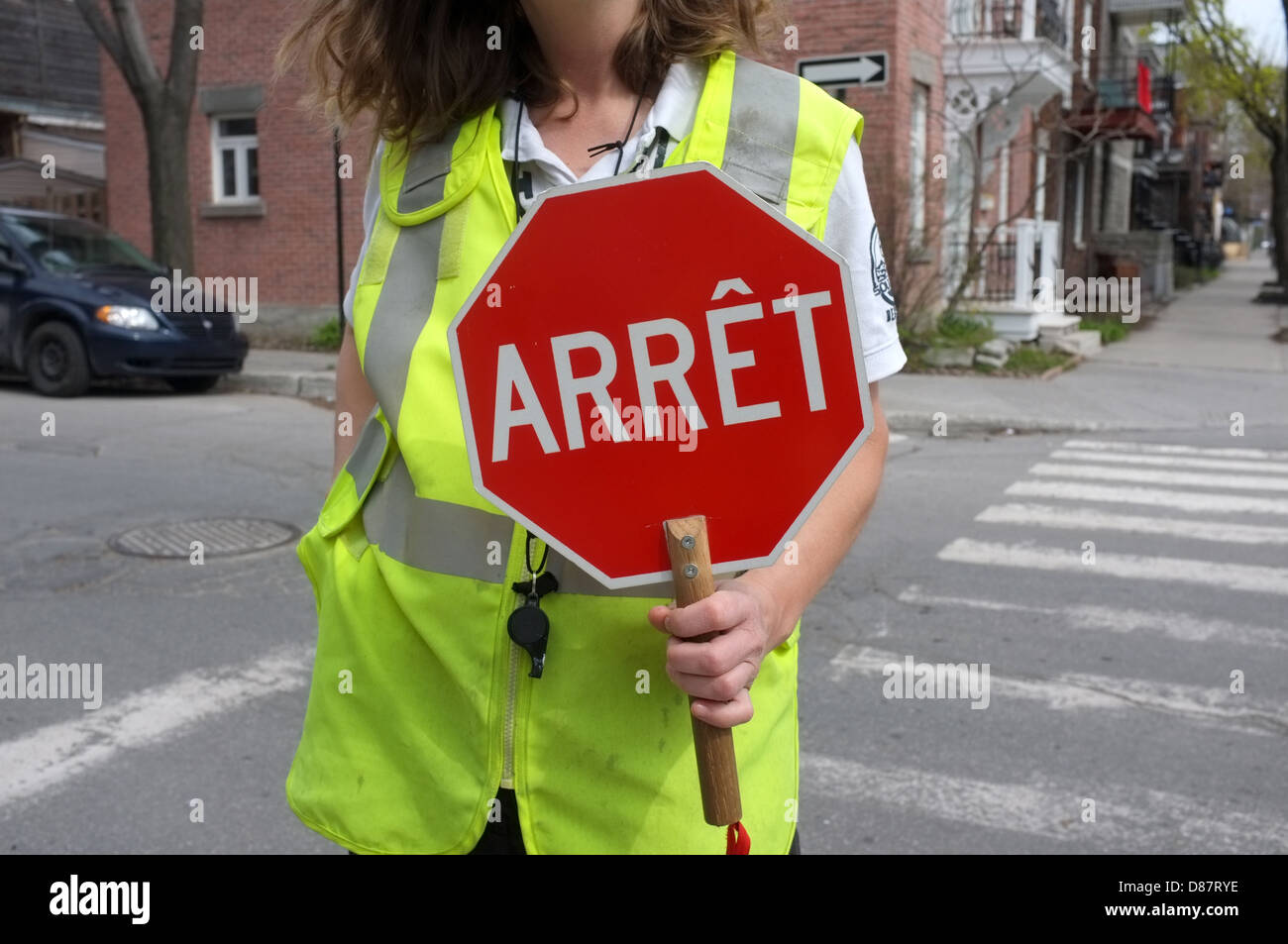 School crossing guard hi-res stock photography and images - Alamy