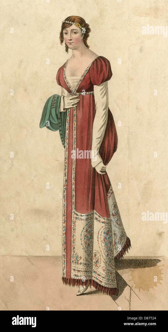 Regency shawl hi-res stock photography and images - Alamy