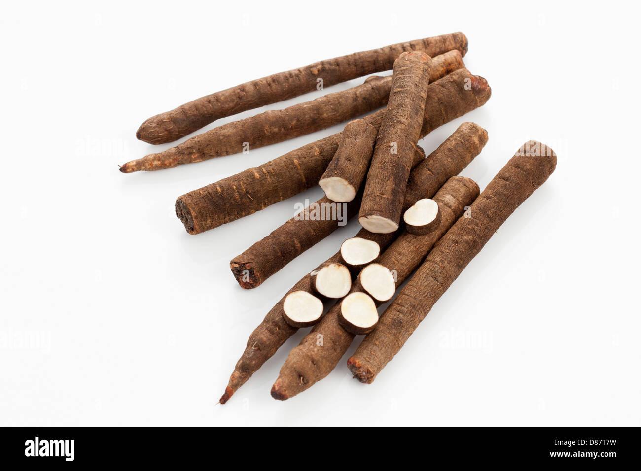Salsifies on white backgound hi-res stock photography and images - Alamy
