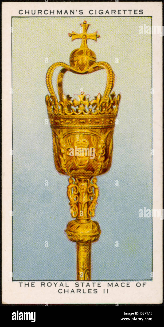 STATE MACE OF CHARLES II Stock Photo - Alamy