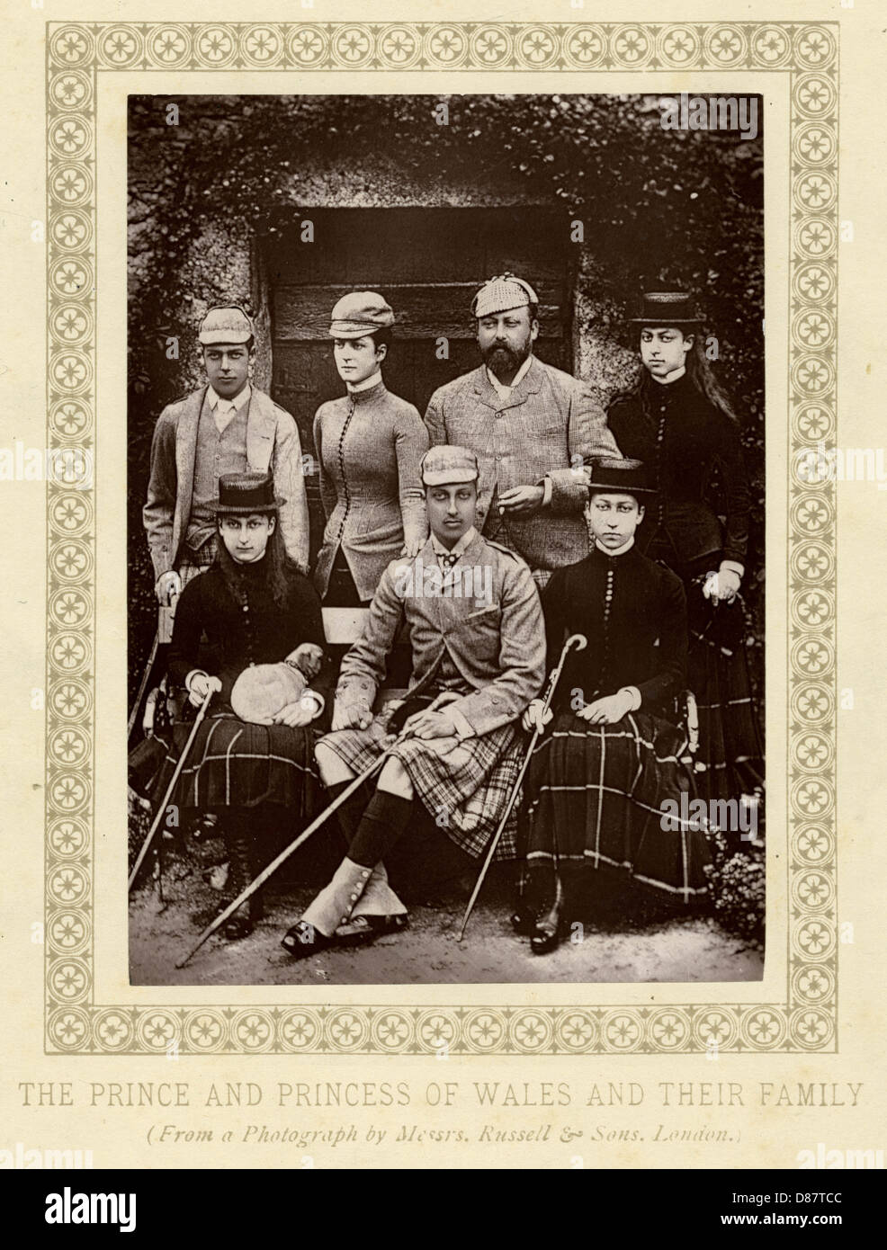 EDWARD VII with family Stock Photo - Alamy