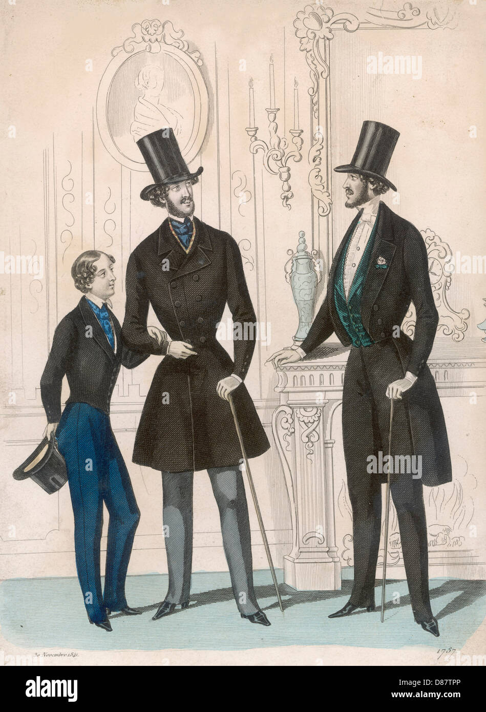 Victorian fashion man hi-res stock photography and images - Alamy