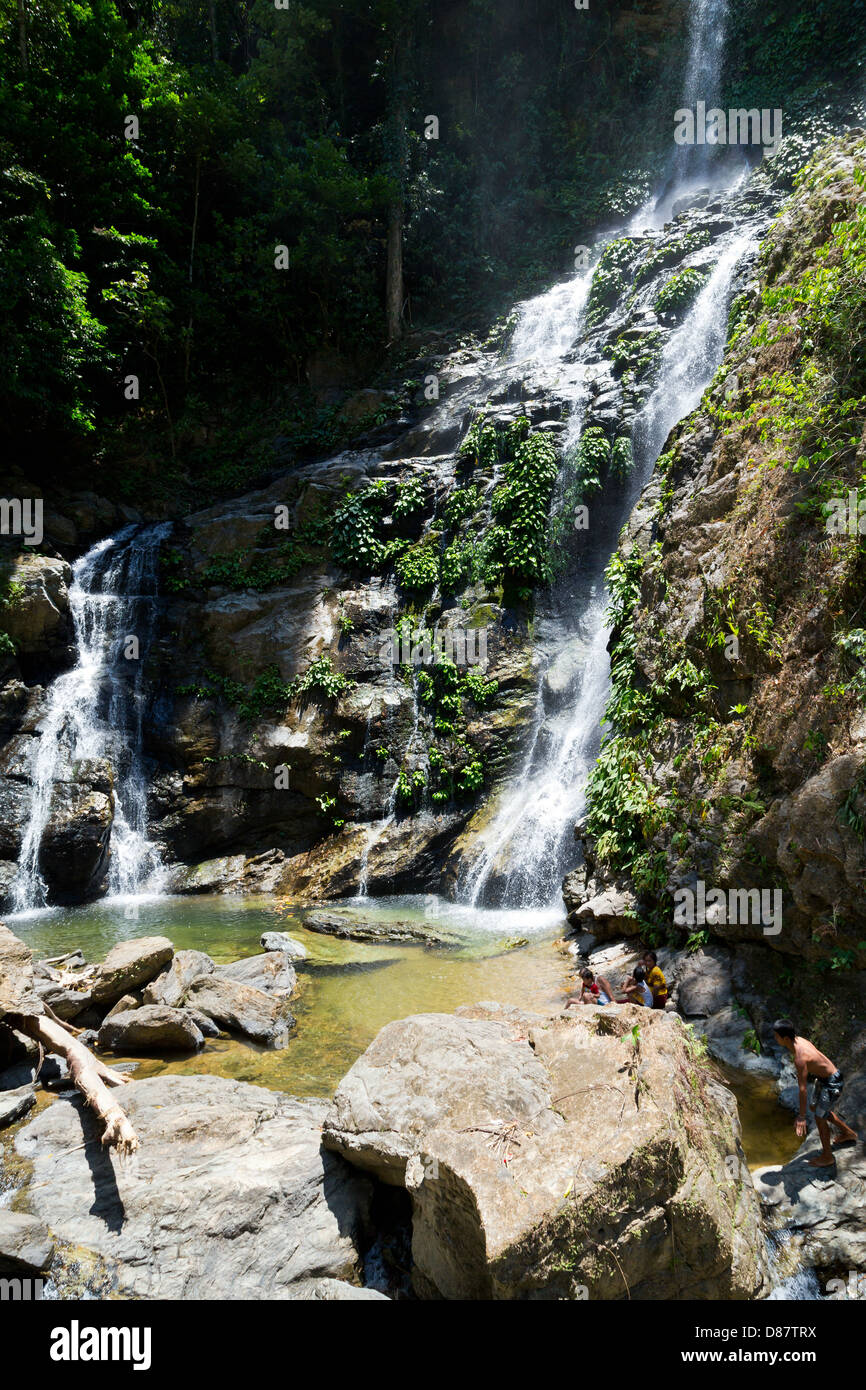 The Tamaraw Waterfalls in Oriental Mindoro, Philippines Stock Photo - Alamy
