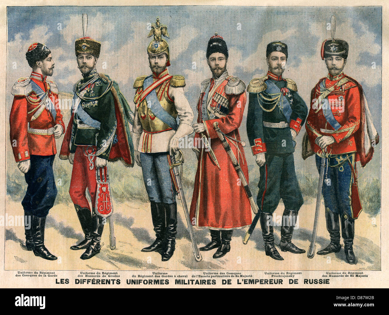NICOLAS II/UNIFORMS 96 Stock Photo - Alamy