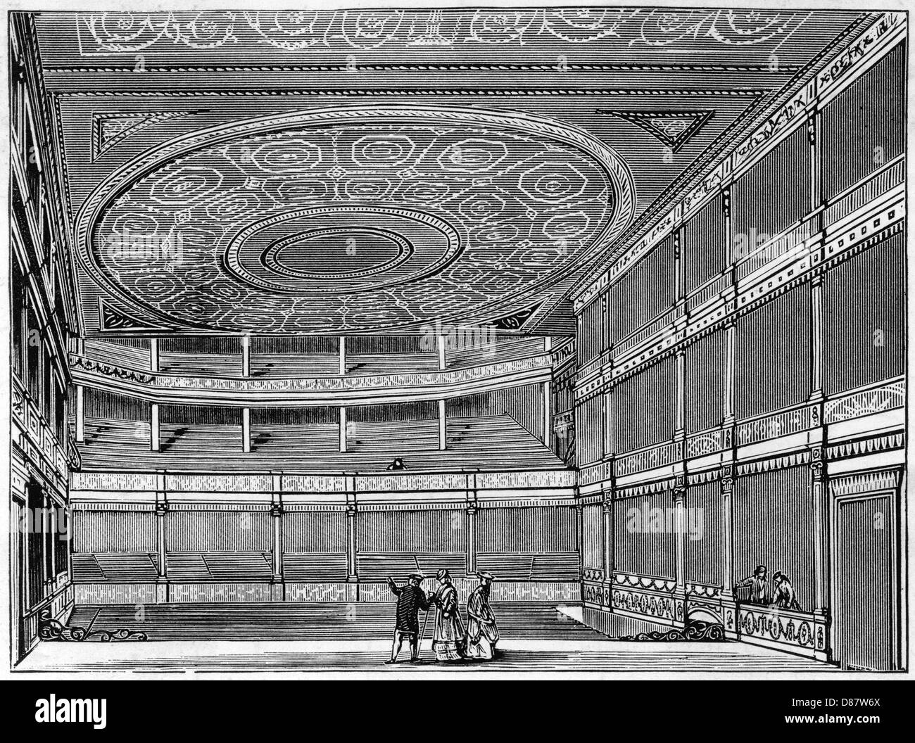 DRURY LANE THEATRE 1775 Stock Photo - Alamy