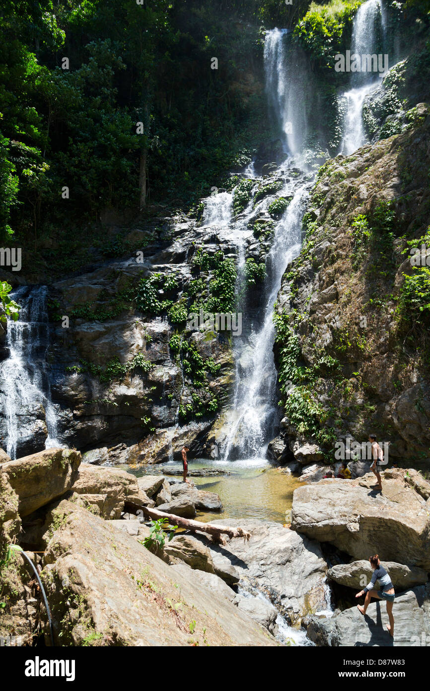 The Tamaraw Waterfalls in Oriental Mindoro, Philippines Stock Photo - Alamy