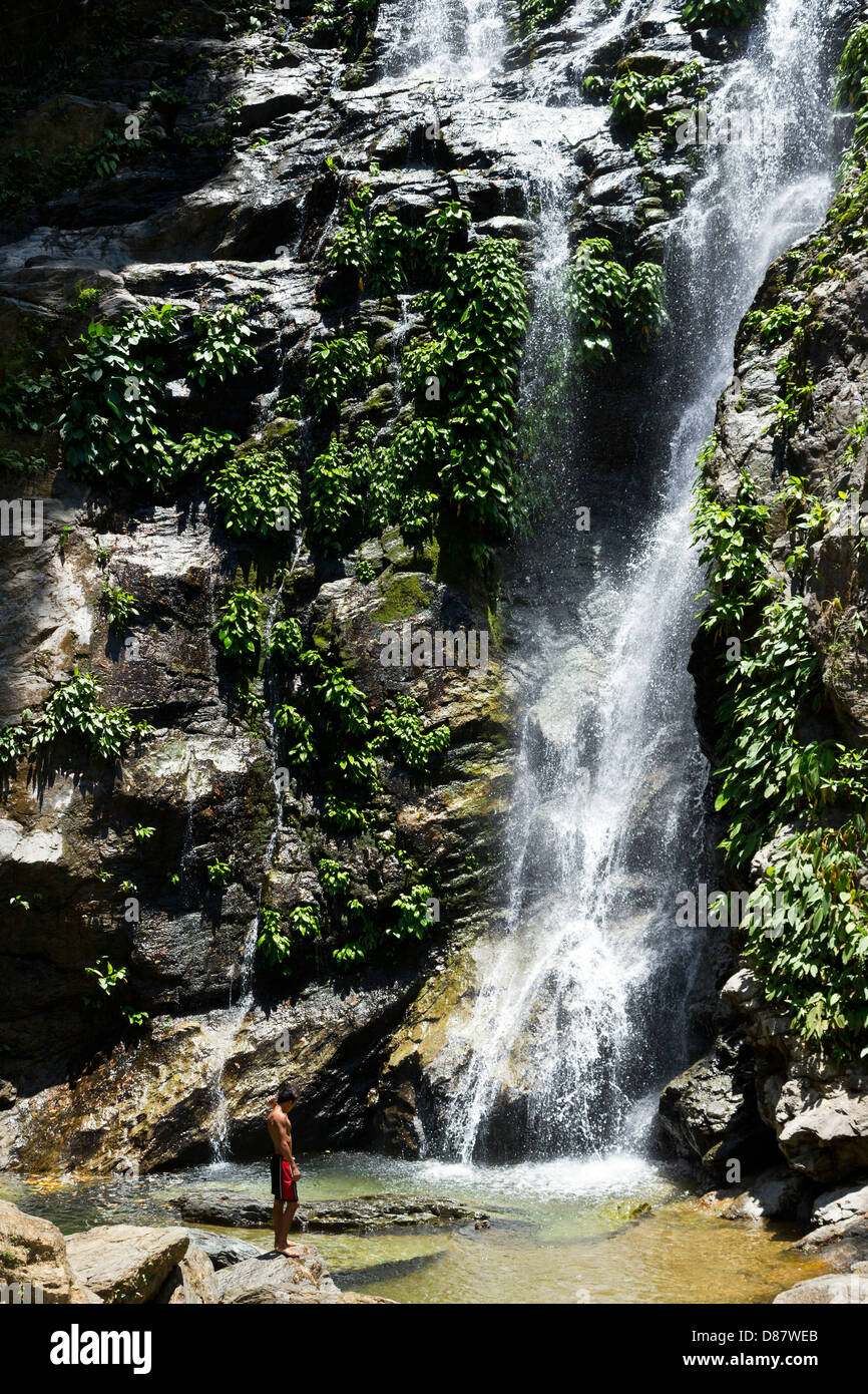 The Tamaraw Waterfalls in Oriental Mindoro, Philippines Stock Photo - Alamy