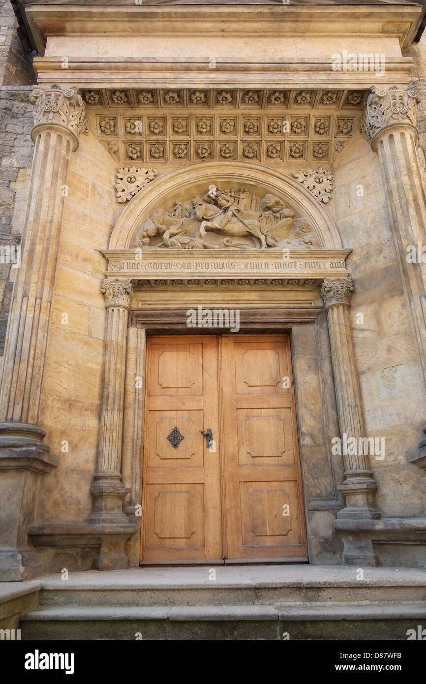 Beautiful door in Prague Stock Photo - Alamy