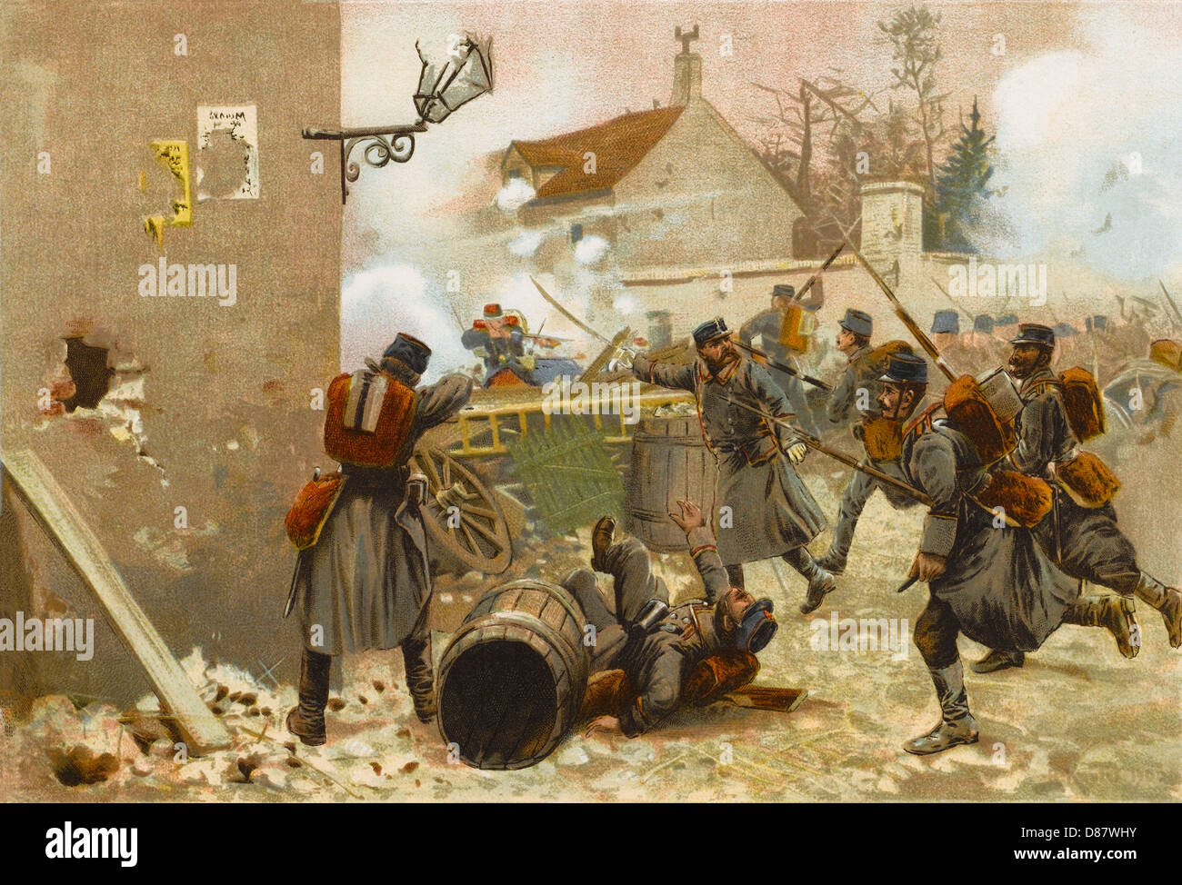 BATTLE OF CHAMPIGNY 1870 Stock Photo - Alamy