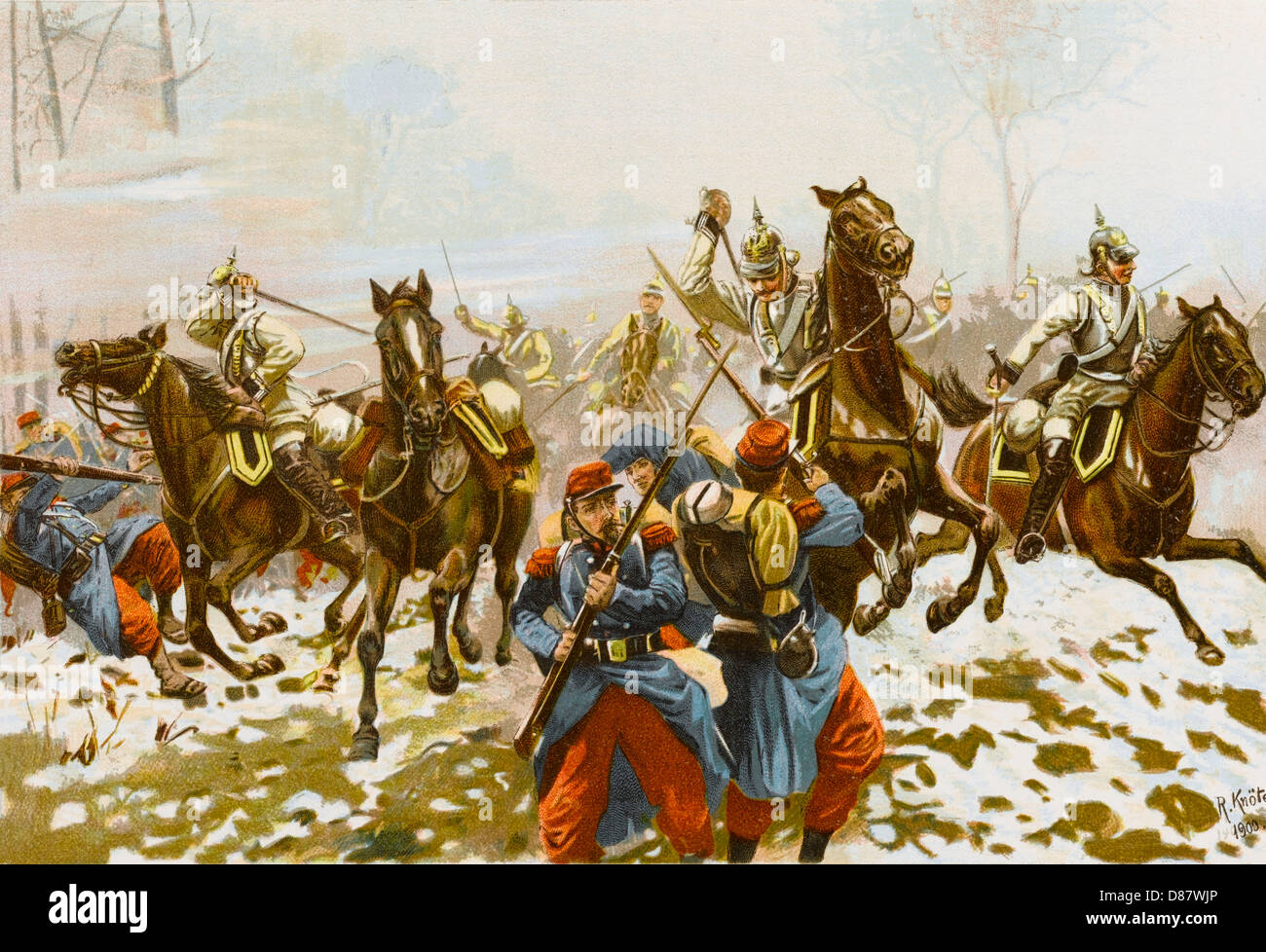 BATTLE OF ORLEANS 1870 Stock Photo - Alamy