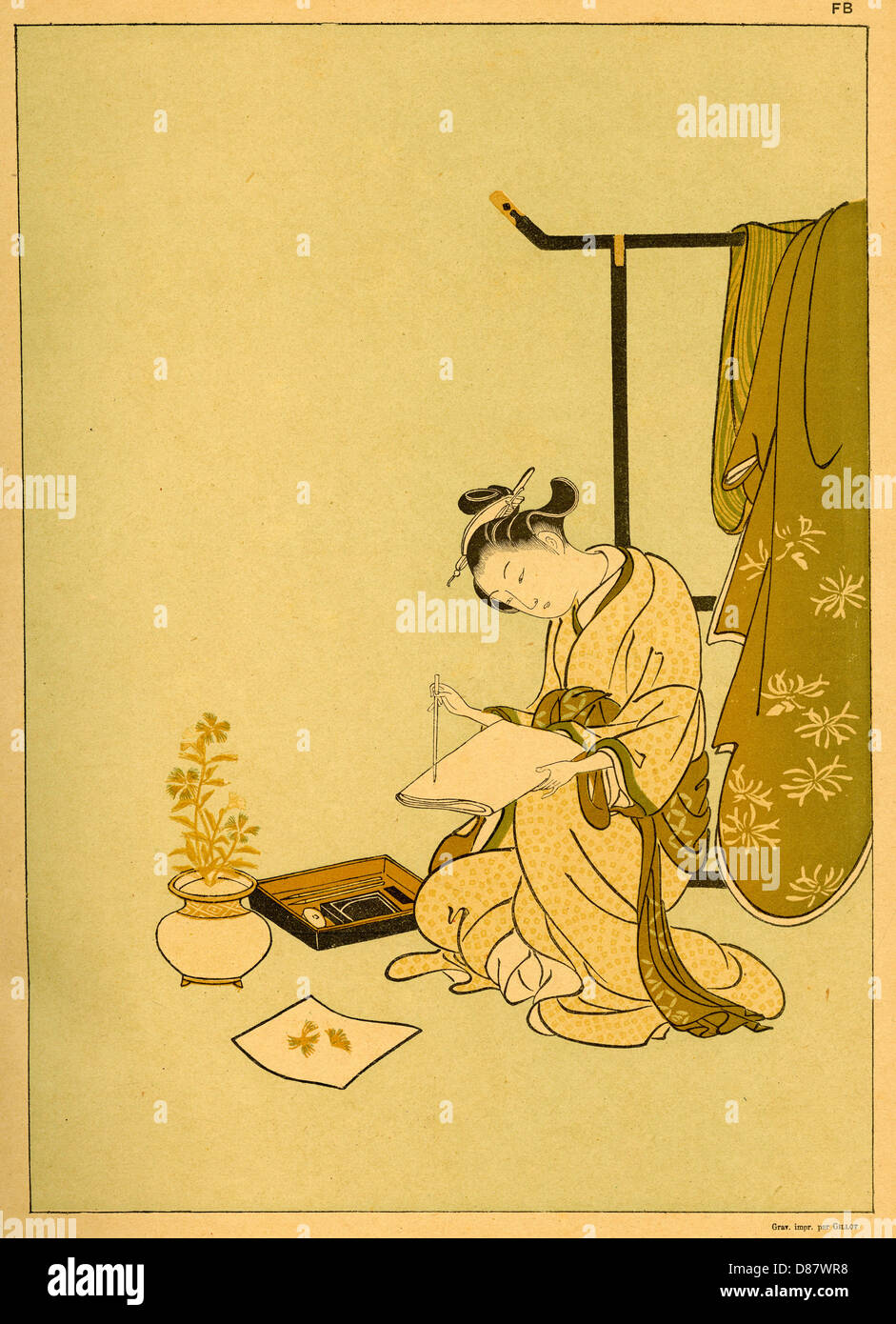 Japanese artist hi-res stock photography and images - Alamy