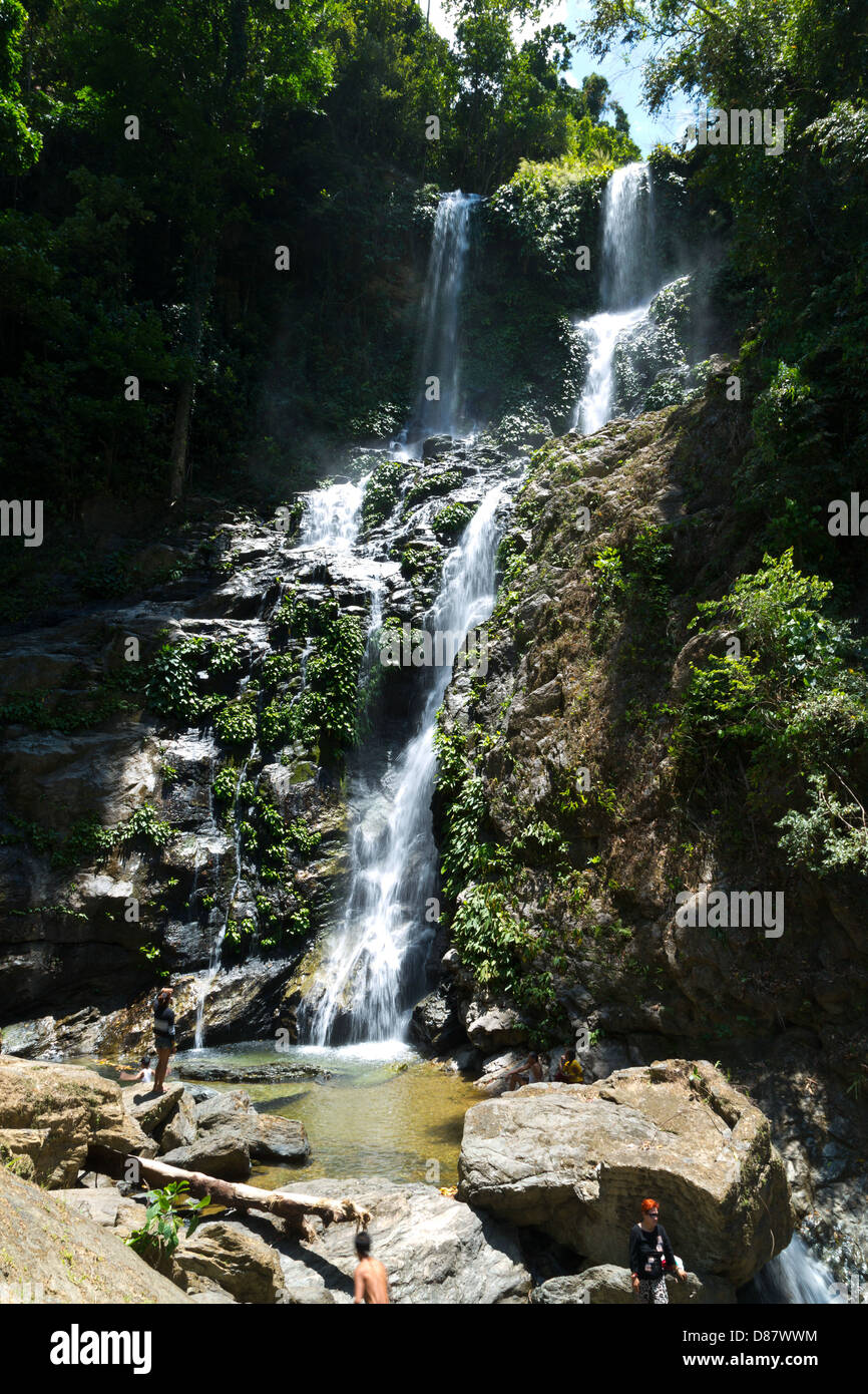 The Tamaraw Waterfalls in Oriental Mindoro, Philippines Stock Photo - Alamy