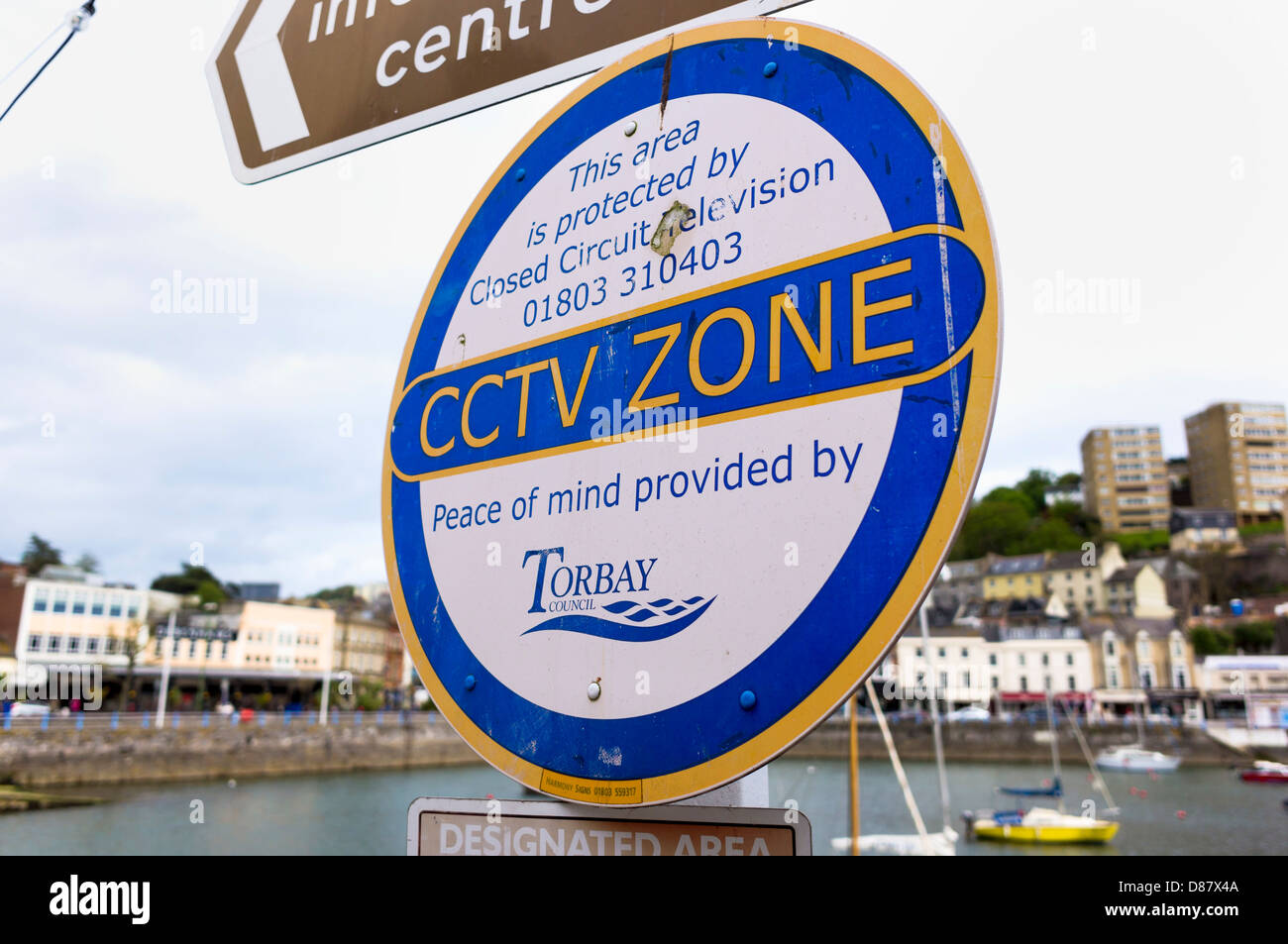 Cctv sign hi-res stock photography and images - Alamy