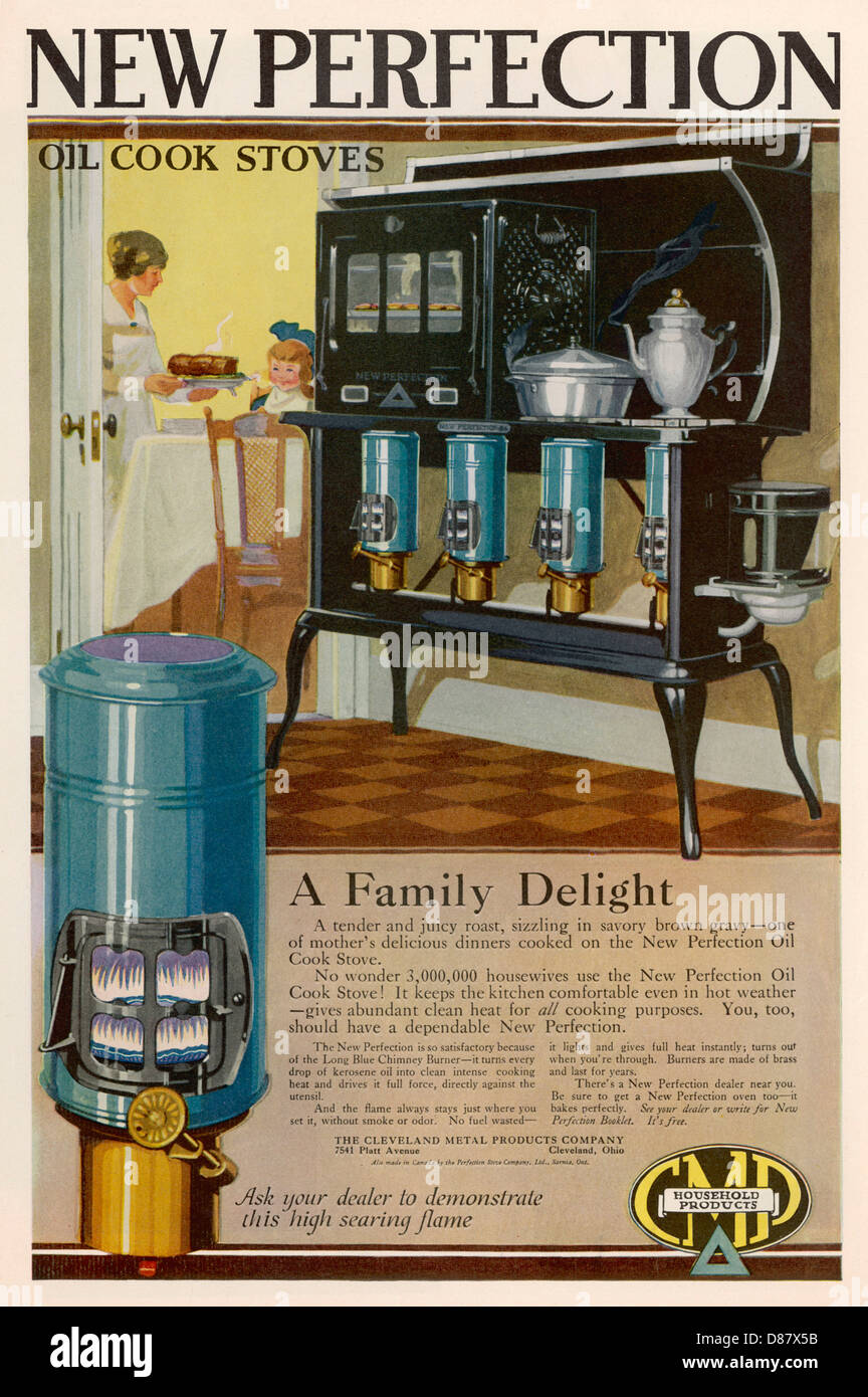 OIL COOK STOVE 1919 Stock Photo - Alamy