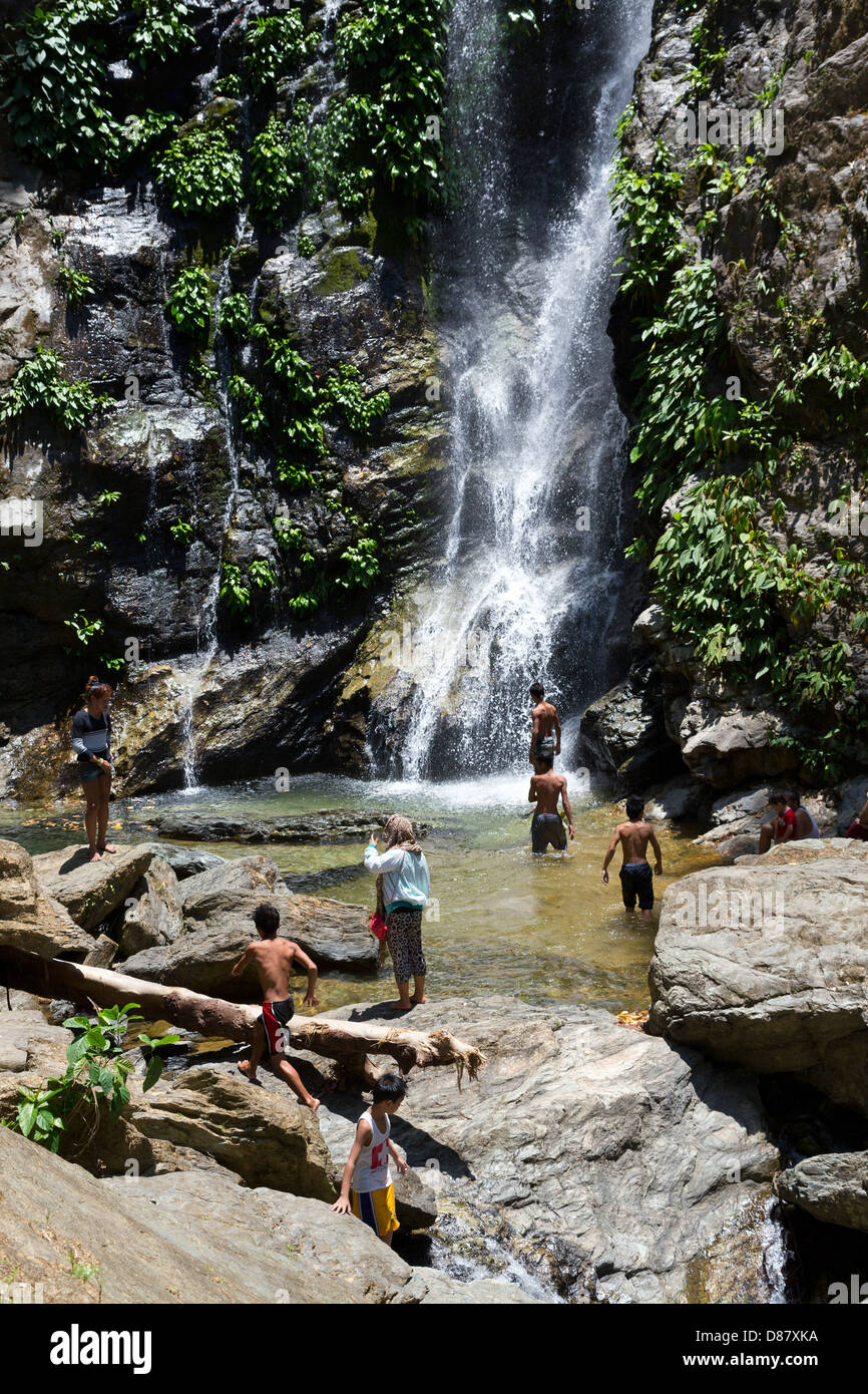 The Tamaraw Waterfalls in Oriental Mindoro, Philippines Stock Photo - Alamy