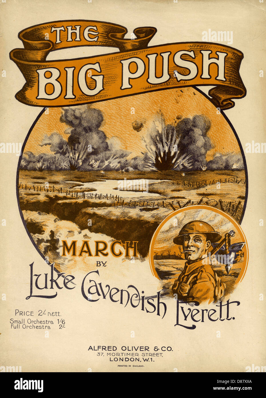 THE BIG PUSH MARCH 1916 Stock Photo - Alamy