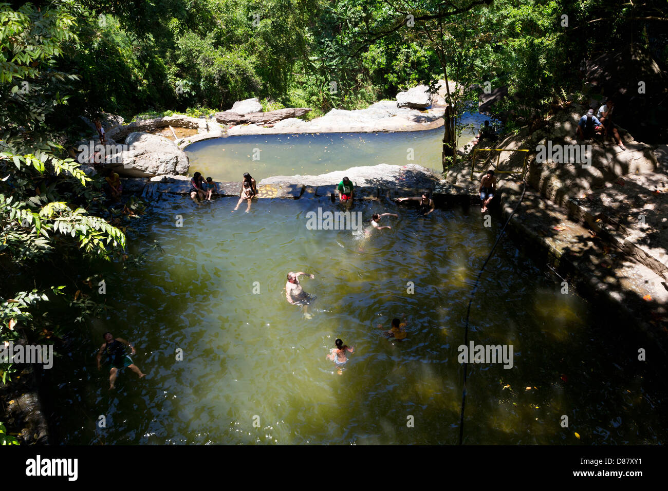 Natural Pool at the Tamaraw Waterfalls in Oriental Mindoro, Philippines ...