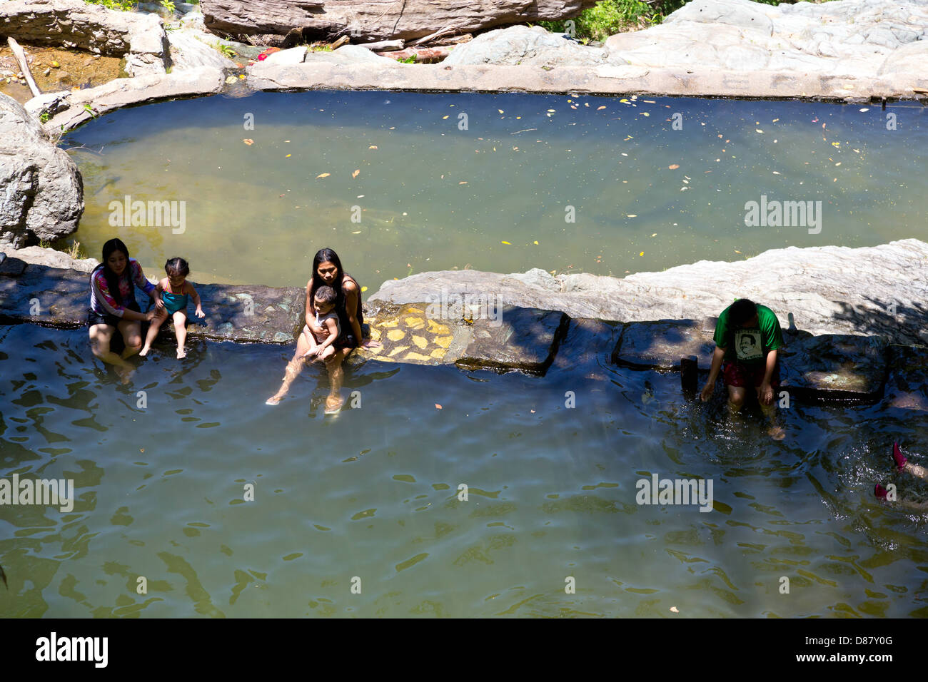 Natural Pool at the Tamaraw Waterfalls in Oriental Mindoro, Philippines ...