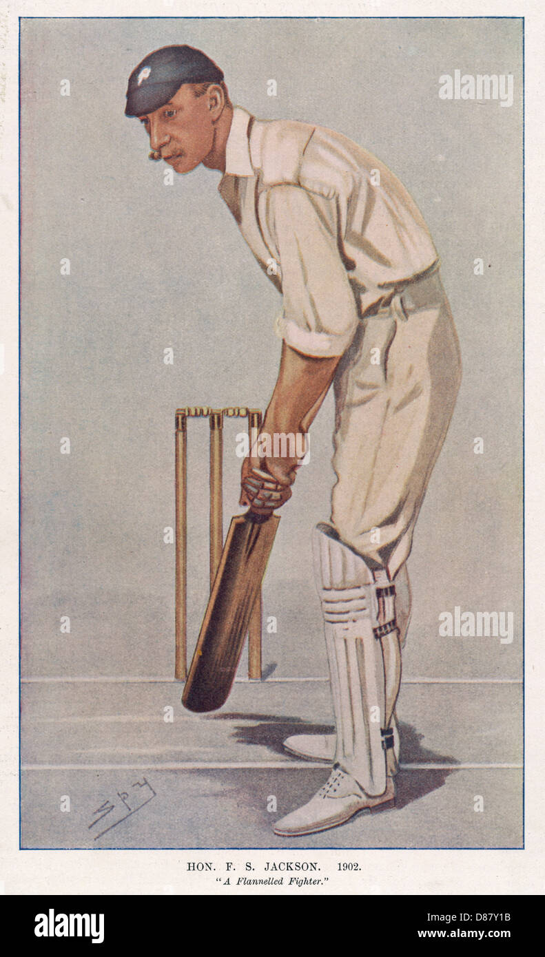 Sir Francis Stanley Jackson, English cricketer Stock Photo - Alamy