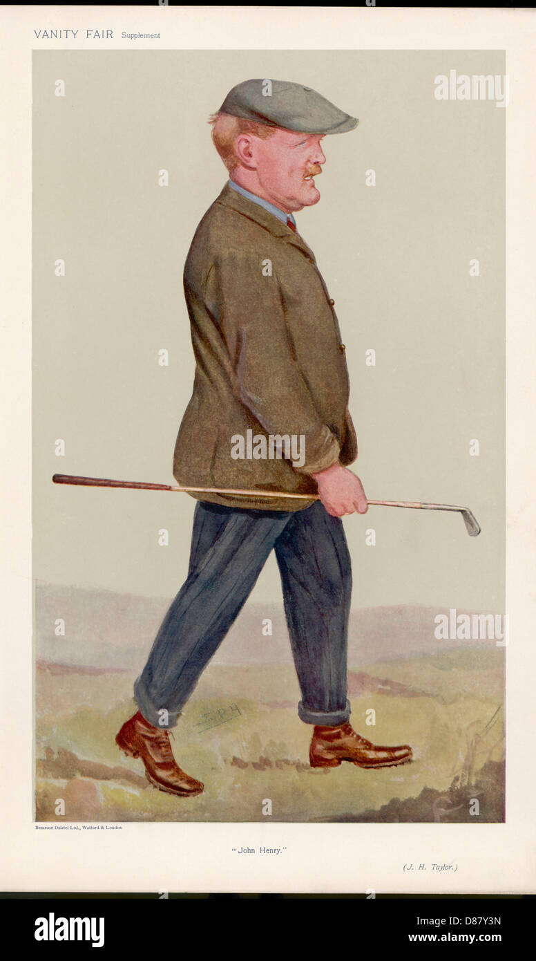 J.H. Taylor, Golfer Stock Photo - Alamy