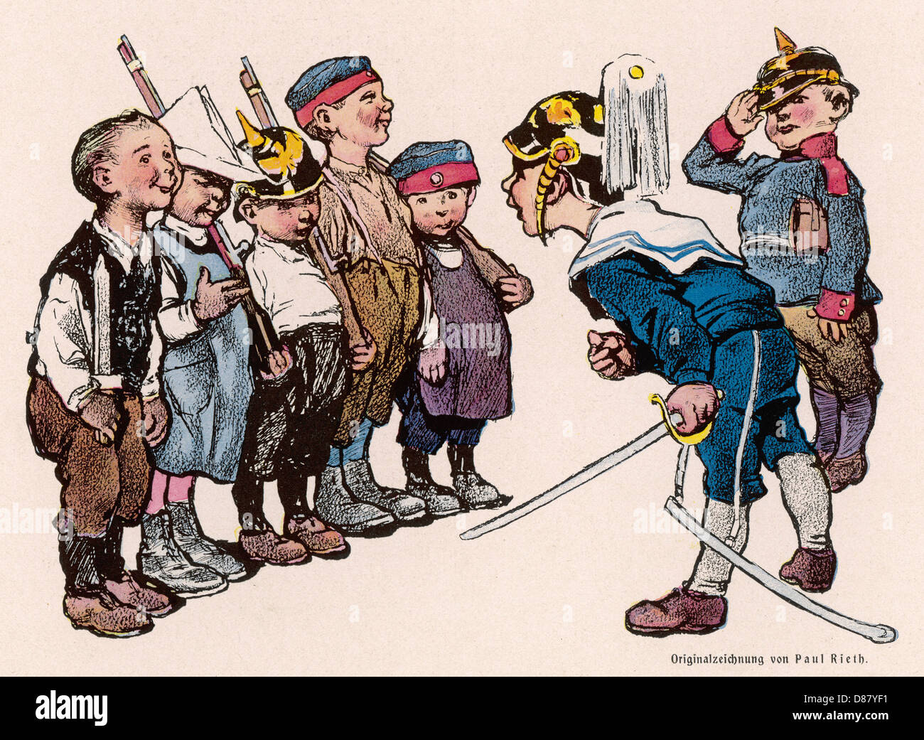 Children playing soldiers hi-res stock photography and images - Alamy