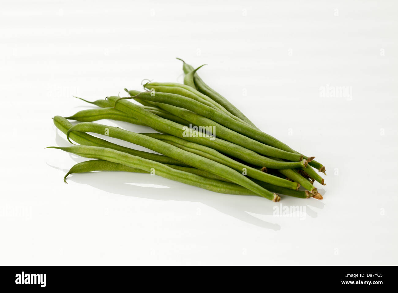 Princess beans on white background, close up Stock Photo - Alamy