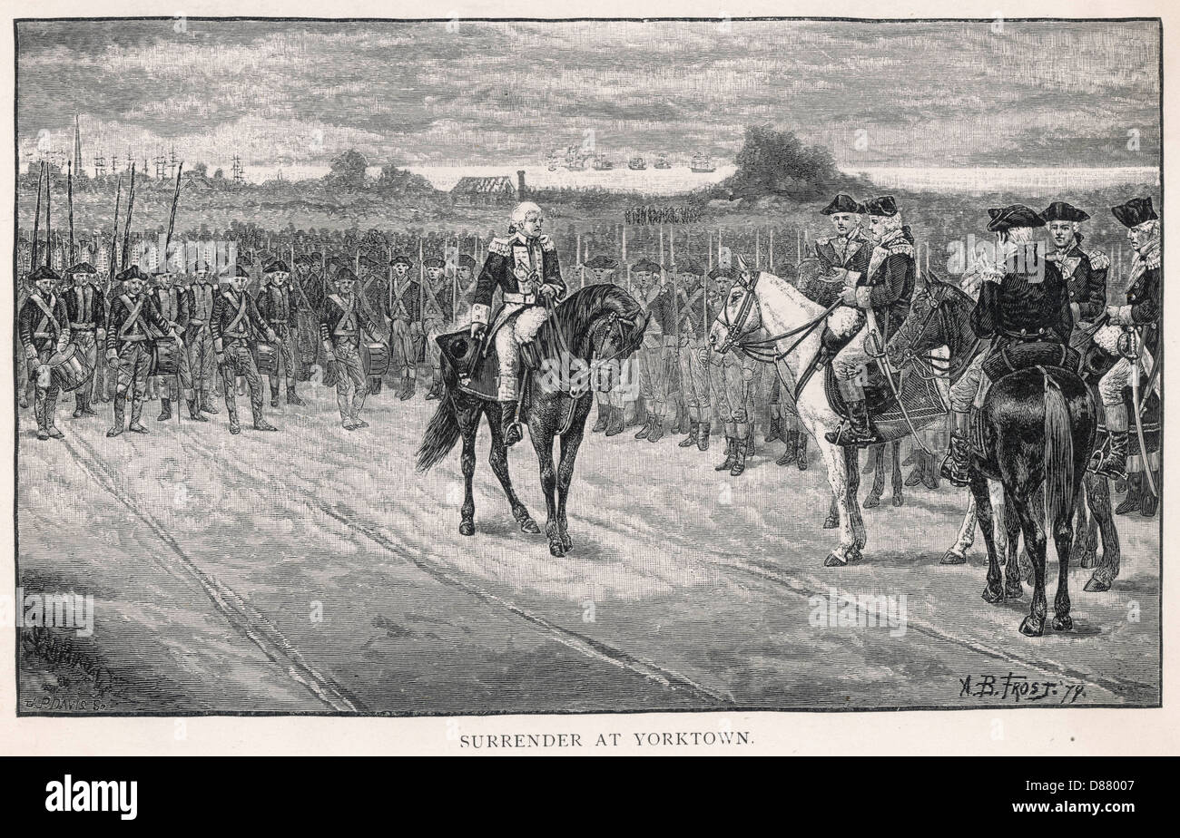 Cornwallis 1781 hi-res stock photography and images - Alamy