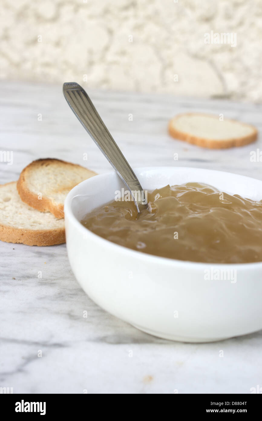 Traditional french white onion jam Stock Photo - Alamy