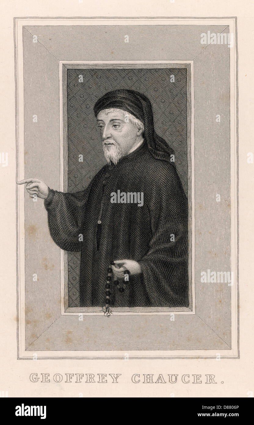 Geoffrey chaucer hi-res stock photography and images - Alamy