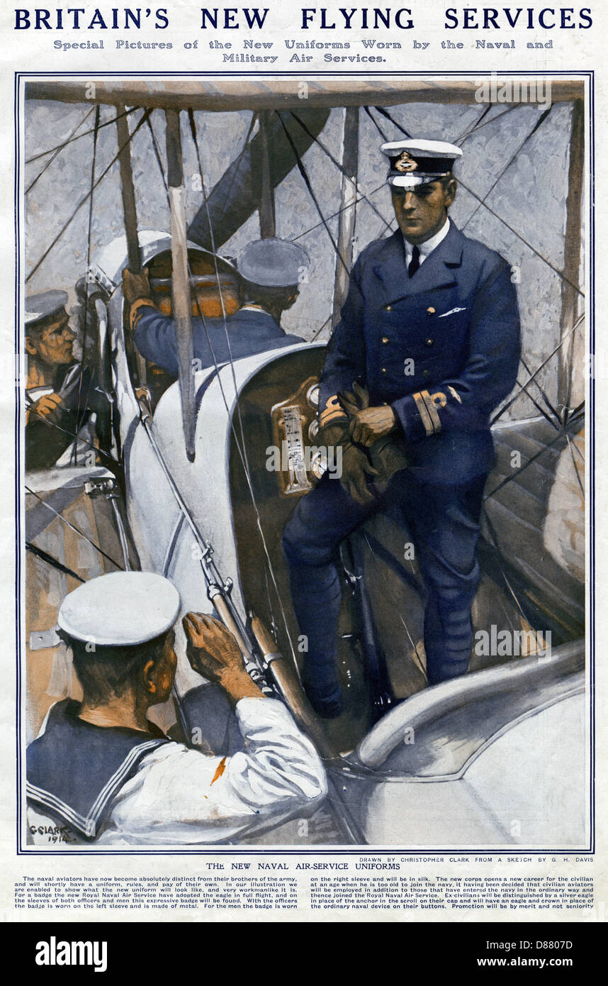 Britain's New Flying Services, WW1 Stock Photo - Alamy