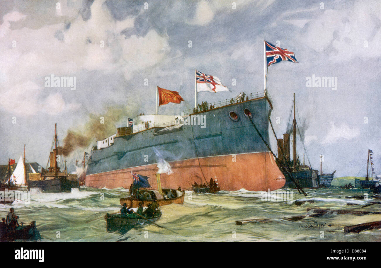 London Ship Launched Stock Photo - Alamy