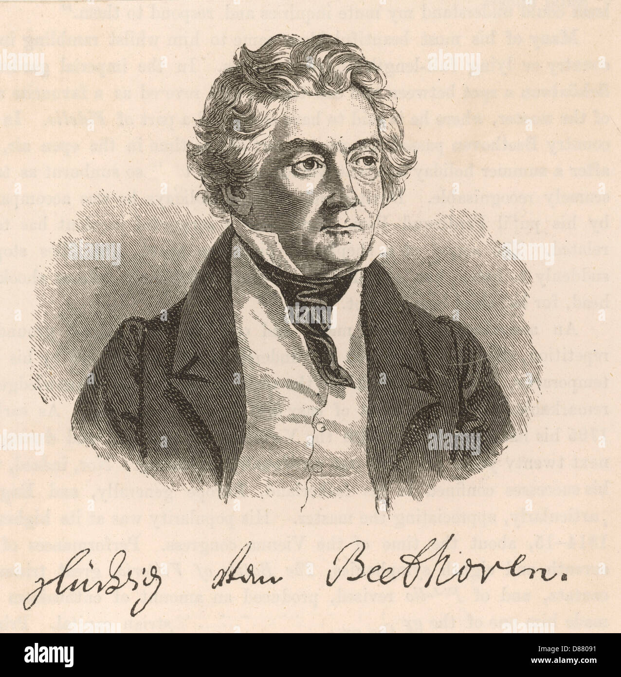 Signature composer ludwig van beethoven hi-res stock photography and ...